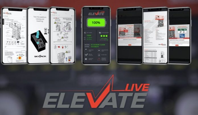 Skyjack lanza un producto digital , ELEVATE Live