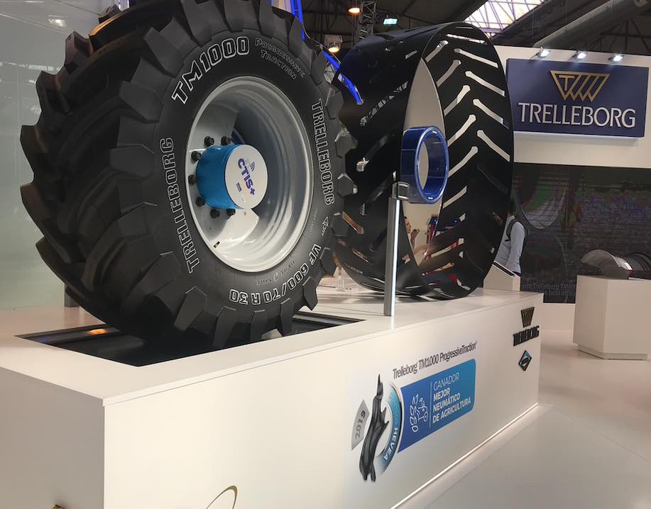 El galardonado neumáticoTM1000 ProgressiveTraction® de Trelleborg en FIMA