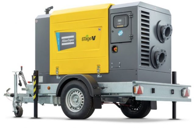Atlas Copco presenta su gama de bombas de achique de agua PAS HardHat®