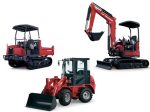 Yanmar Compact Equipment en color Premium Red