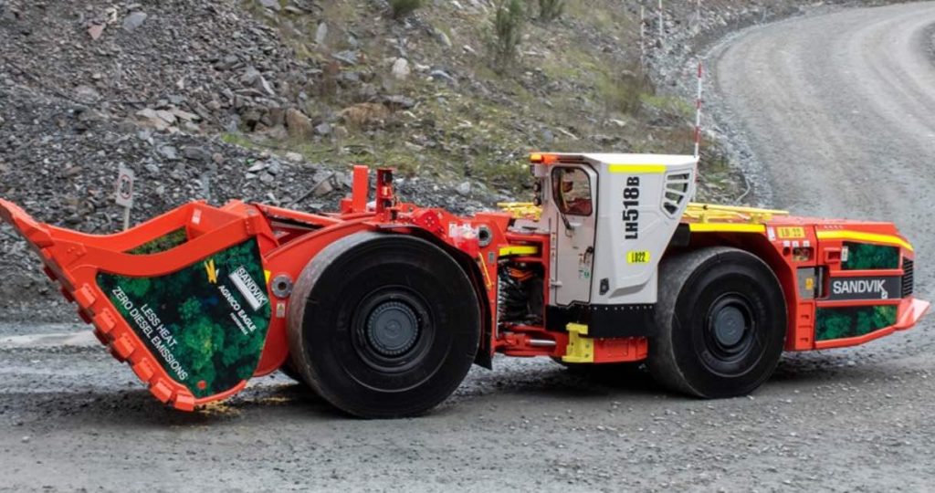 cargador subterráneo Sandvik LH518B