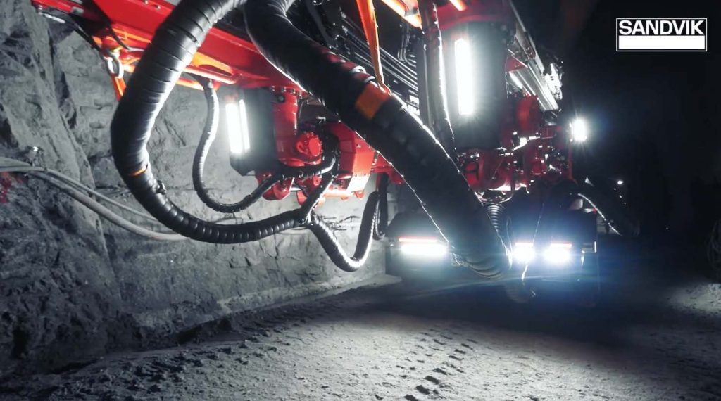 Sandvik presenta el taladro subterráneo AutoMine® Concept
