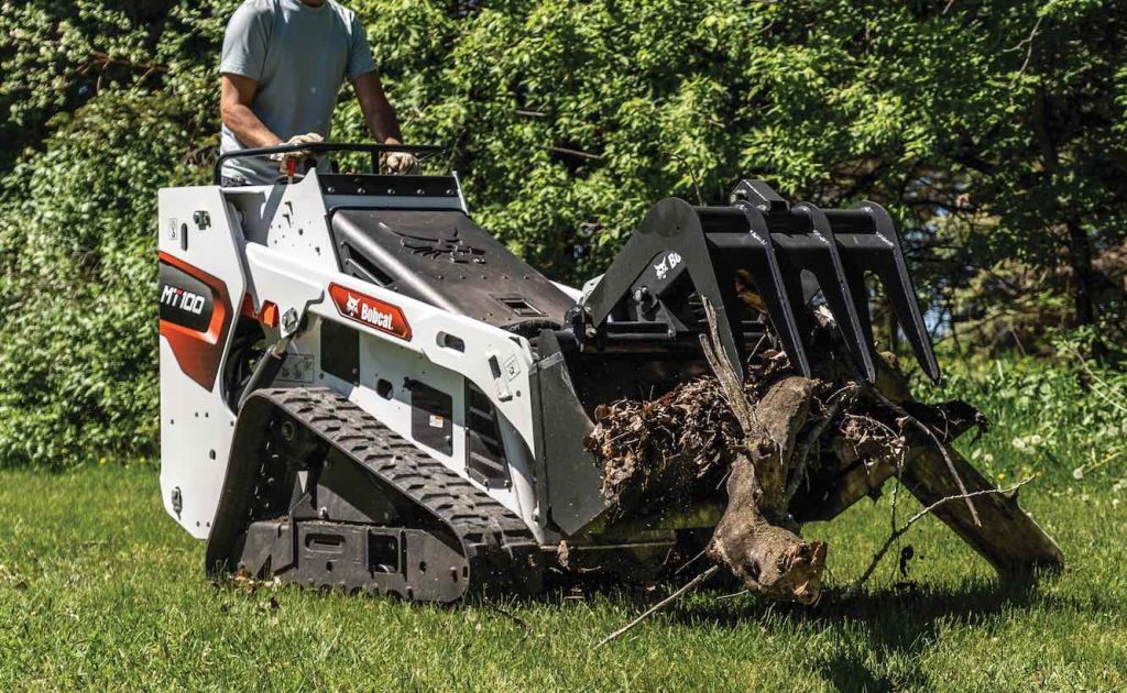 Bobcat presentó la nueva cargadora MT100 en Galabau 2022