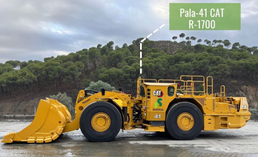 La nueva Pala CAT R1700 de Insersa en Mina Sotiel