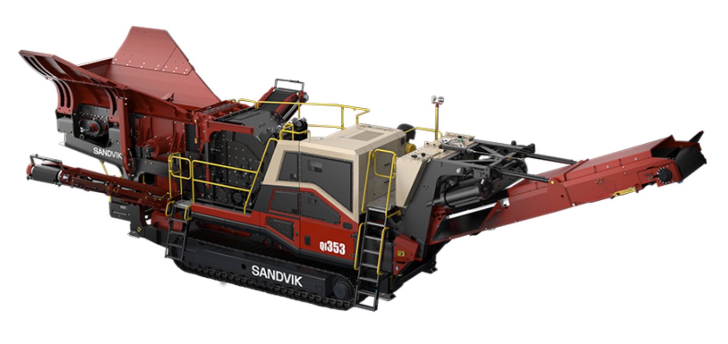 Finanzauto incorpora el modelo de machacadora Sandvik Qi353