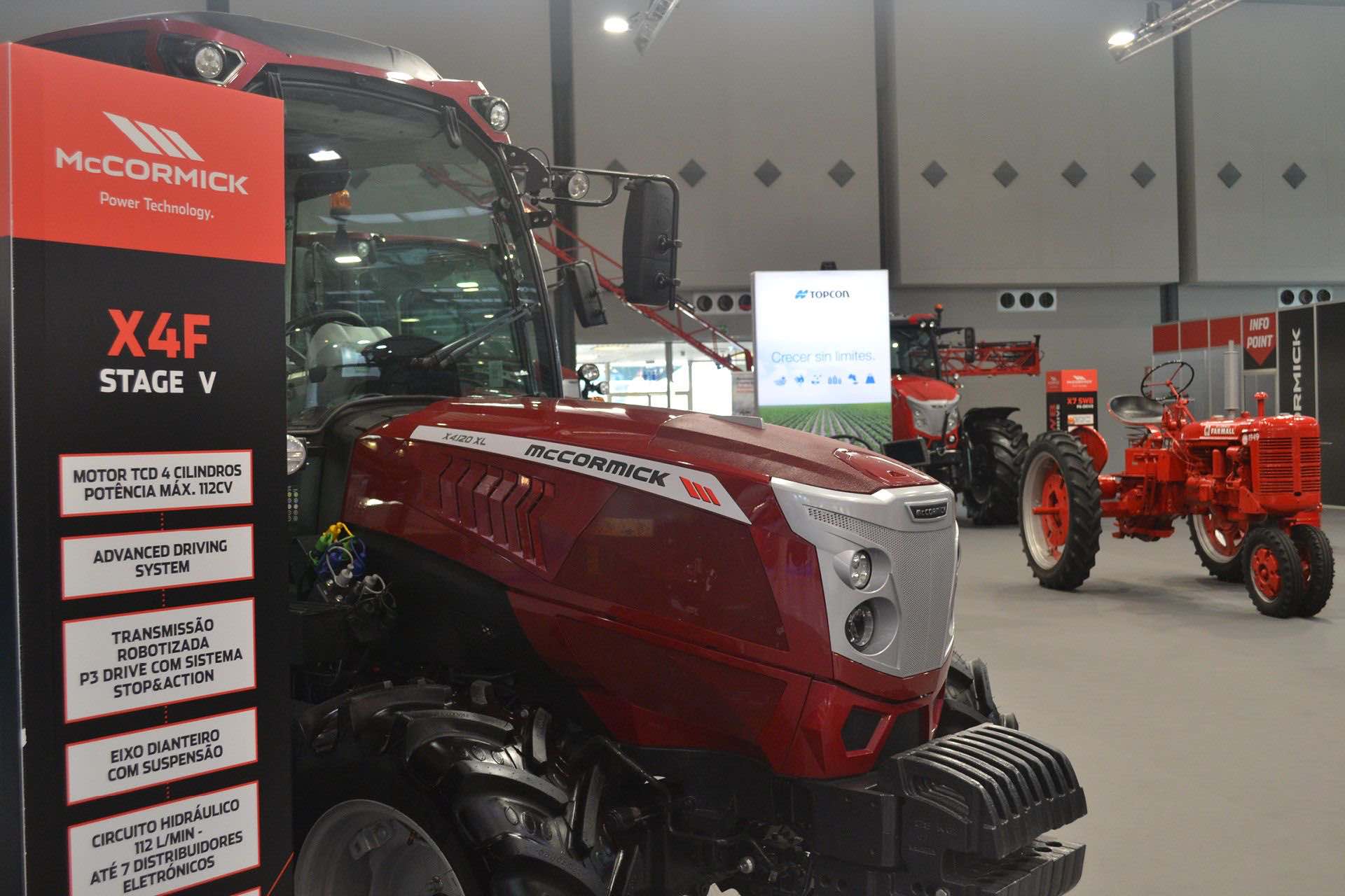 El nuevo tractor especializado McCormick ha estado expuesto en Agraria