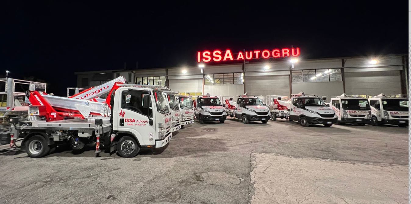 25 plataformas de Multitel Pagliero para ISSA Autogru Consolidate