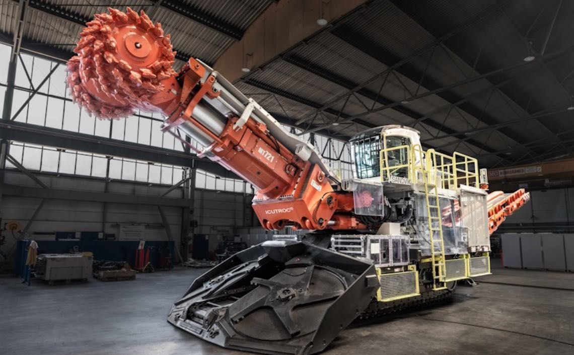 Sandvik actualiza las rozadoras de túneles de última generación