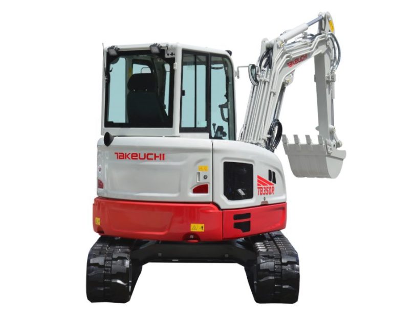 TAKEUCHI presenta la nueva excavadora TB350R