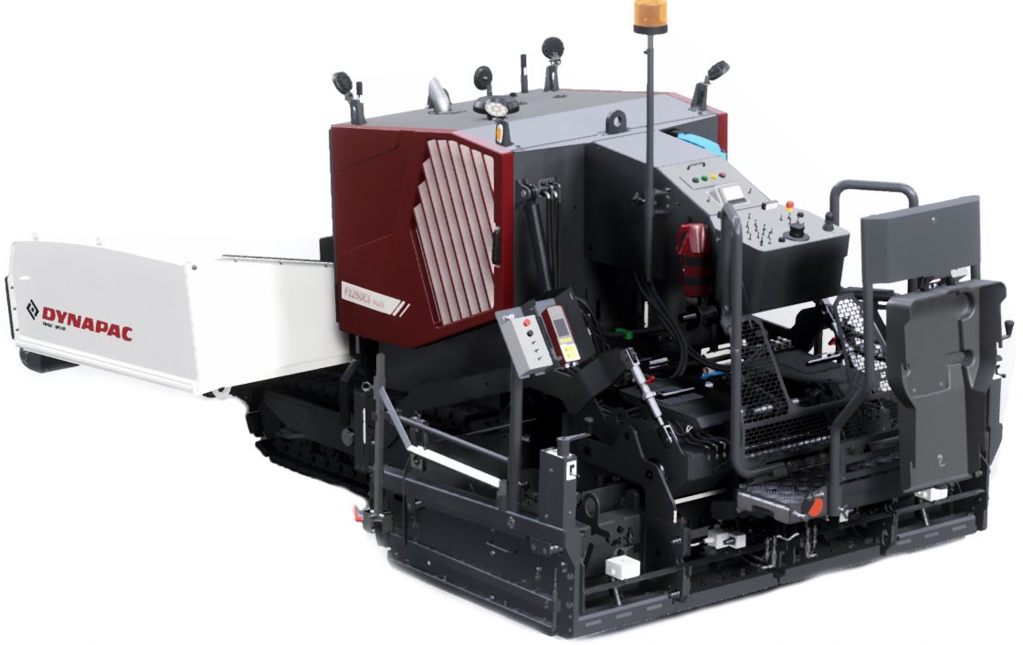 Nueva pavimentadora compacta DYNAPAC F1250CS PLUS