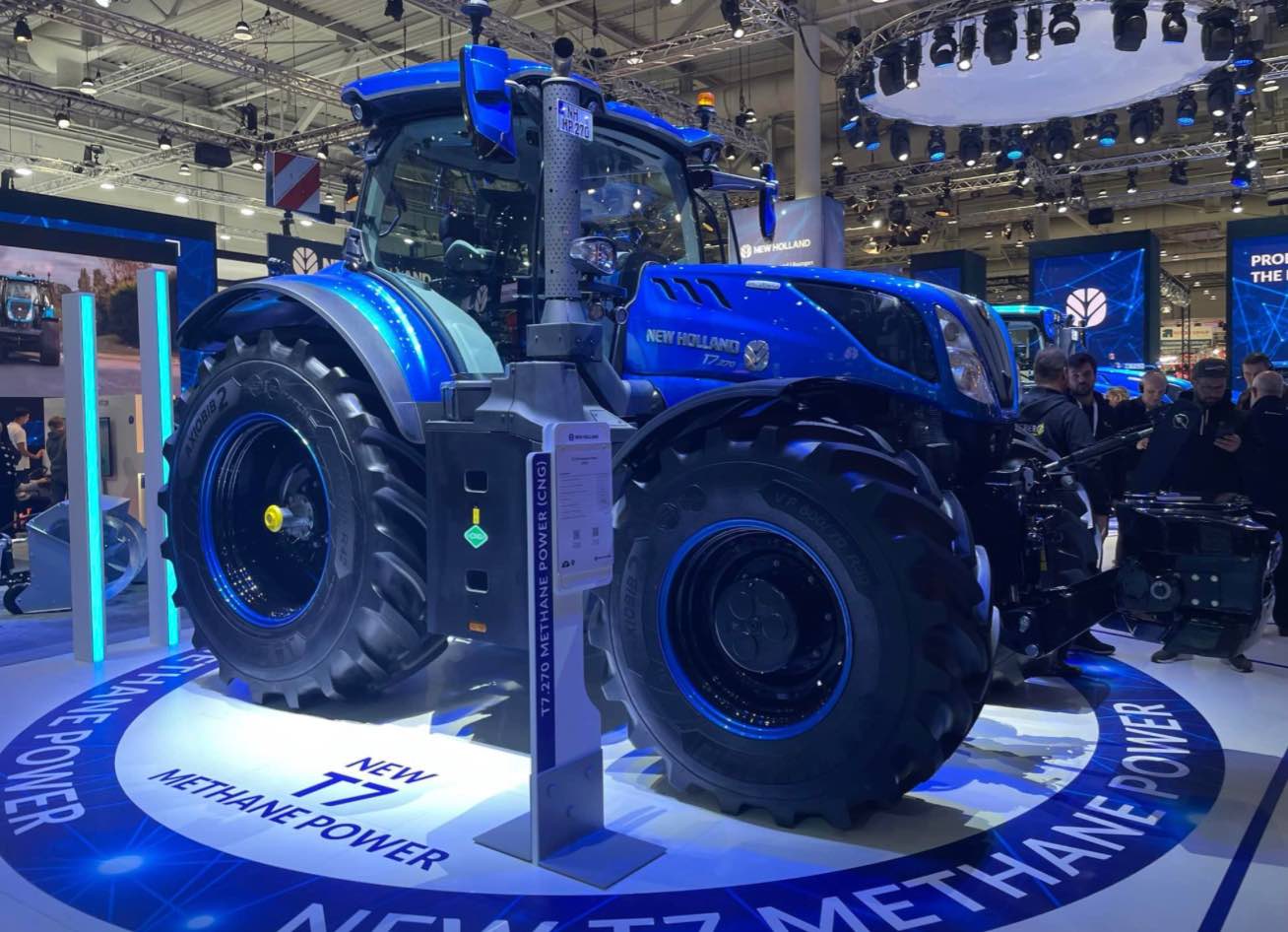 El T7 Methane Power GNL de New Holland en Agritechnica 2023