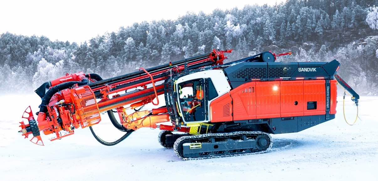 Sandvik presenta el BEV a batería