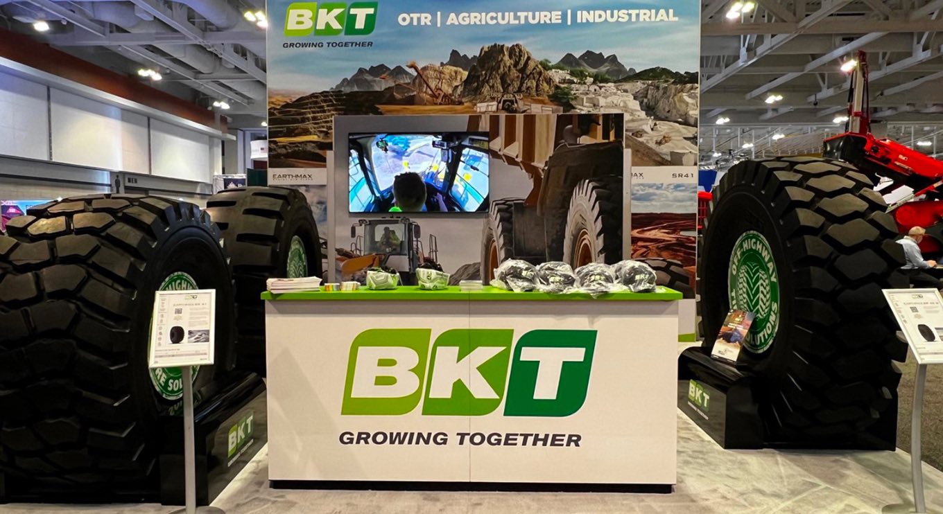 La gama EARTHMAX de BKT se presentó en AGG1