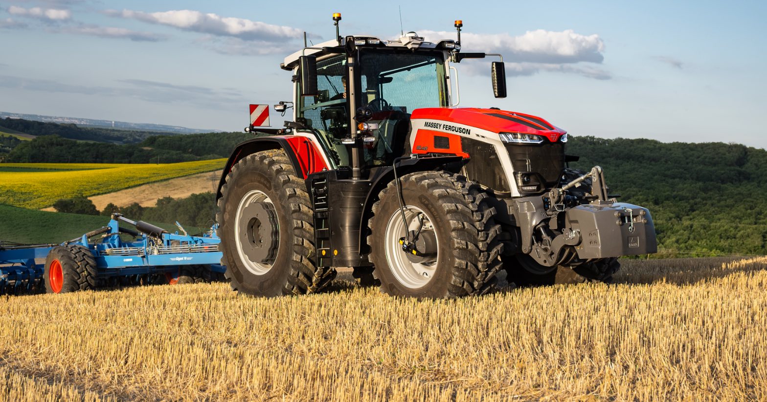El icónico logo del triple triángulo de Massey Ferguson se renueva