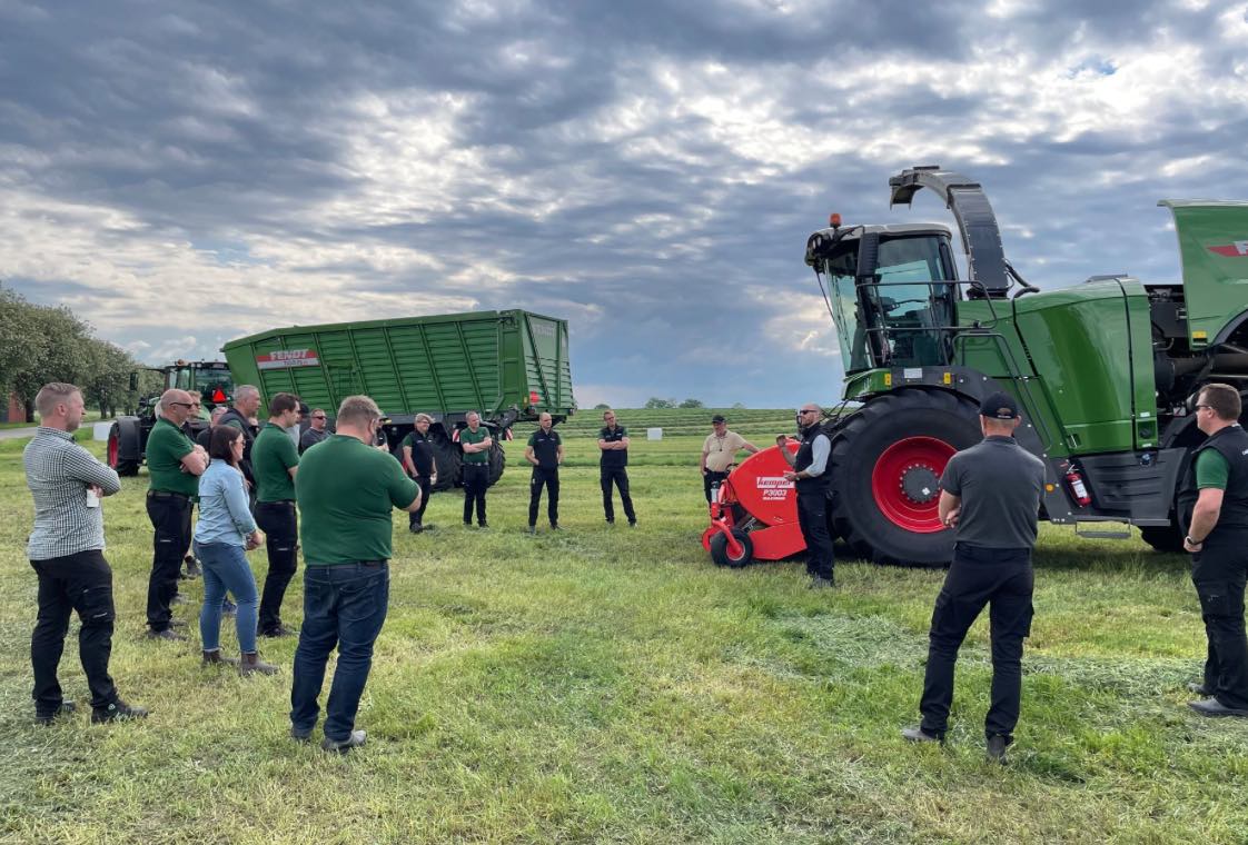 Temporada de DEMOS de cosecha de Fendt Green en Suecia