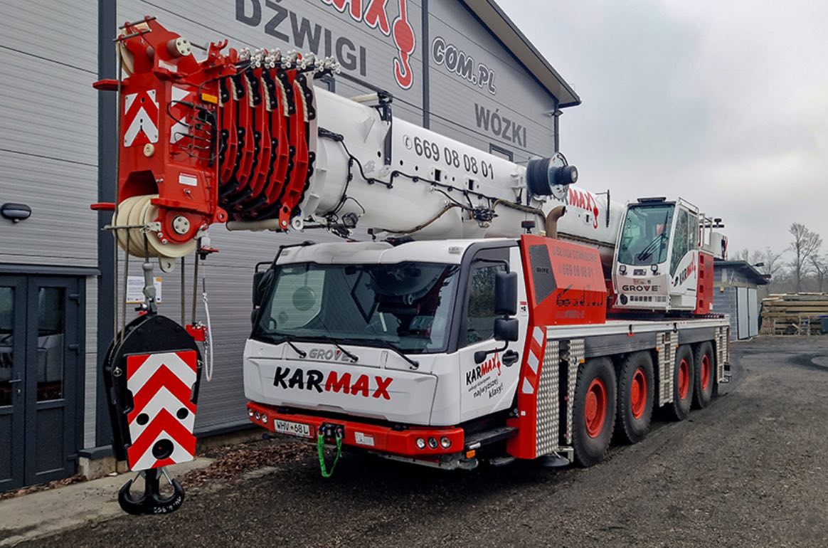 Grúas Karmax adquiere una Grove GMK4100L-2