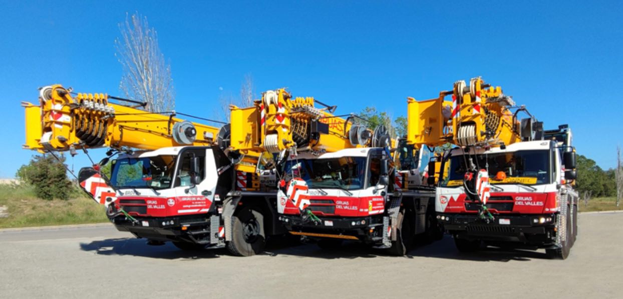 Grúas del Vallés con nuevas grúas Grove GMK3060L-1
