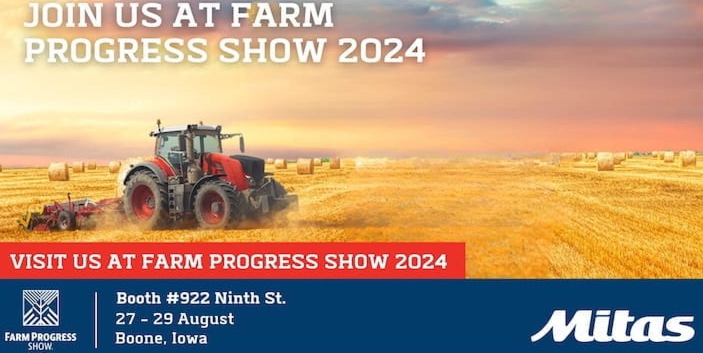 Mitas impulsa la agricultura en el Farm Progress Show 2024