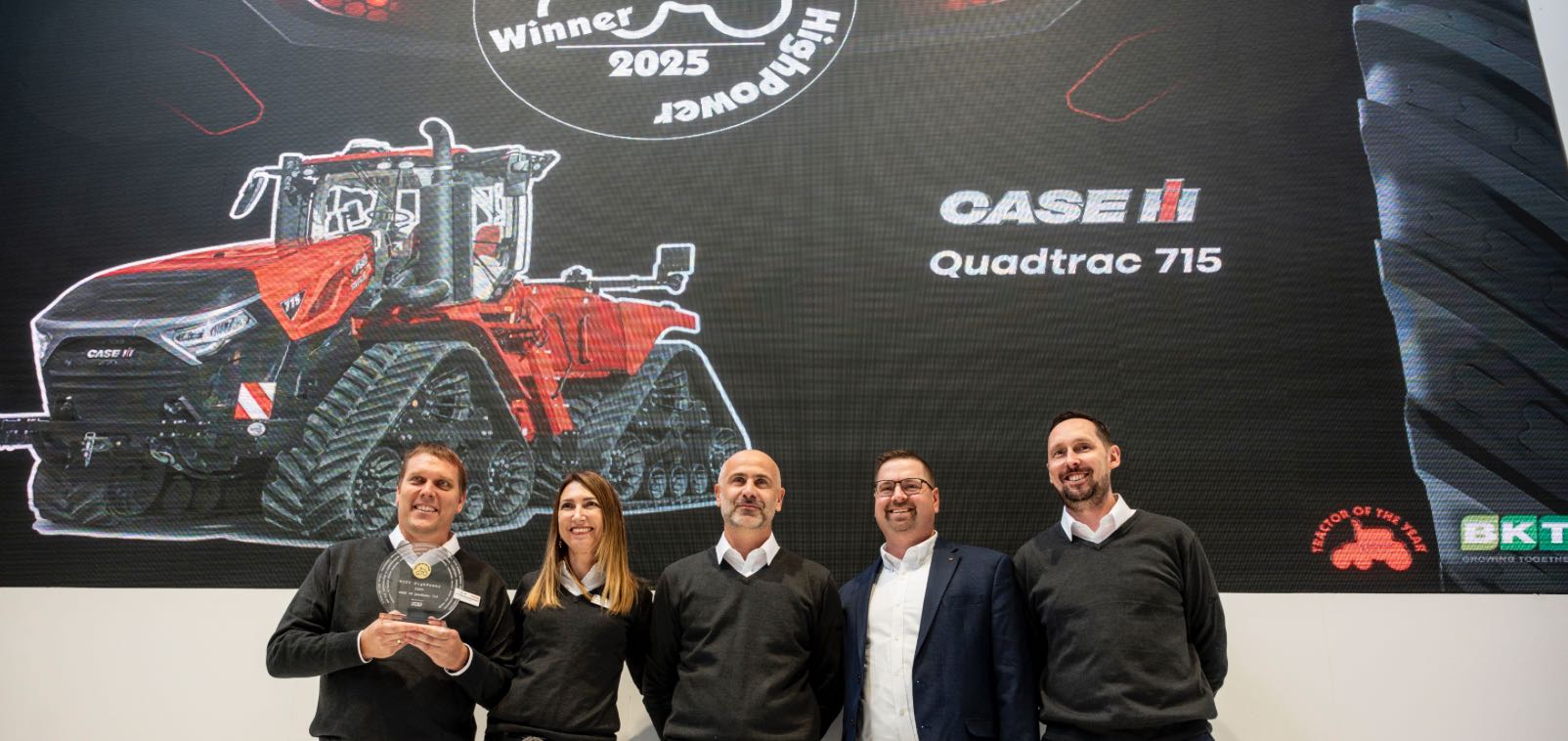 El Case IH Quadtrac 715 premio Tractor del Año 2025