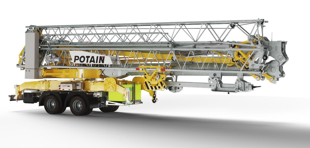 Manitowoc exhibe la Potain Hup M 28-22 A en bauma 2025