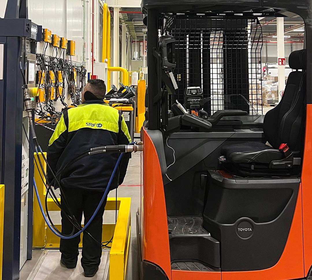 Toyota Material Handling Europe y Plug Power logística sostenible