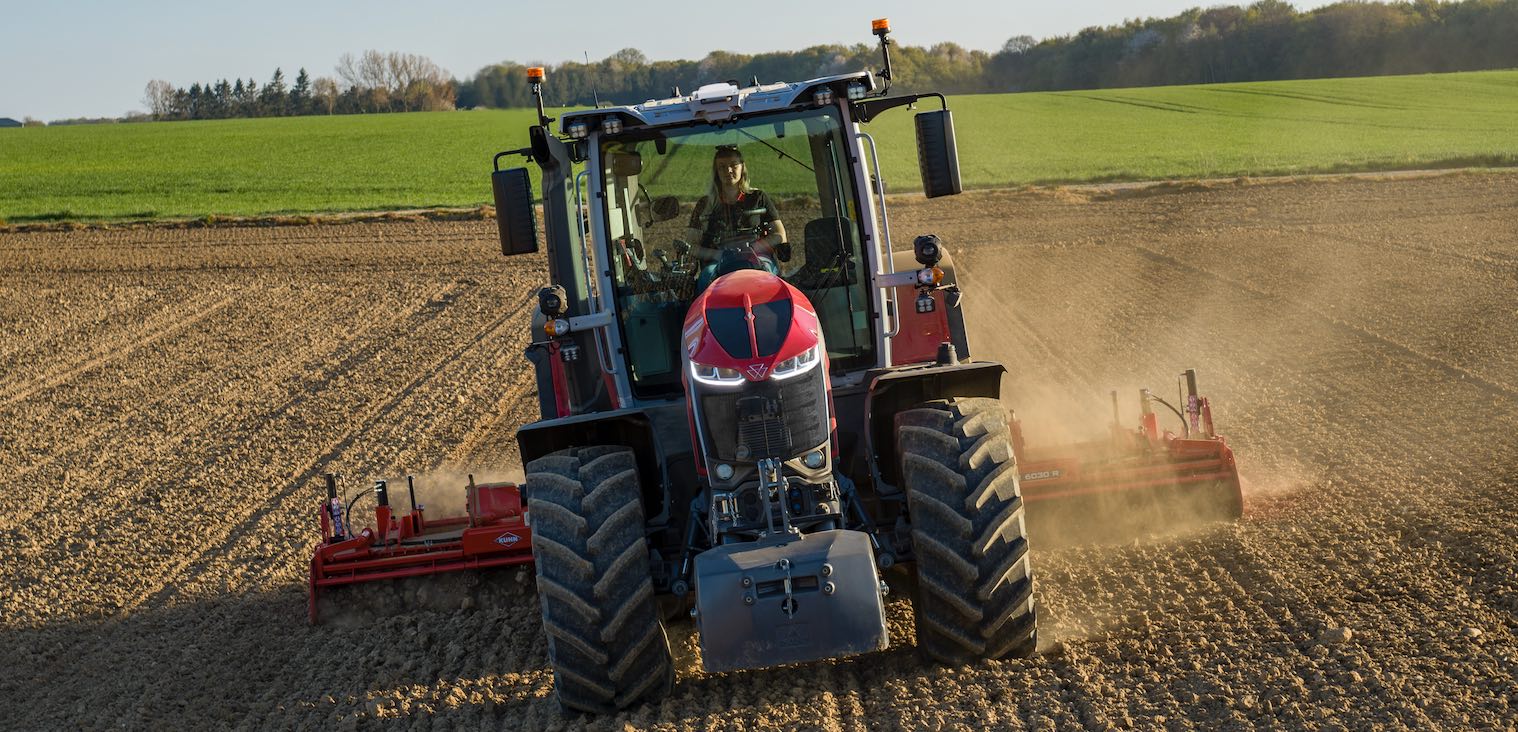 El icónico logo del triple triángulo de Massey Ferguson se renueva