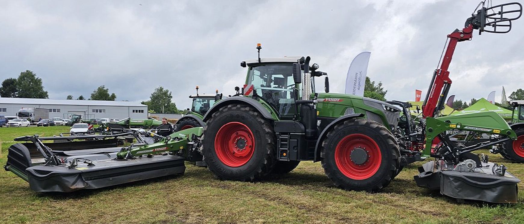 Fendt en el día de campo de Naše pole 2025