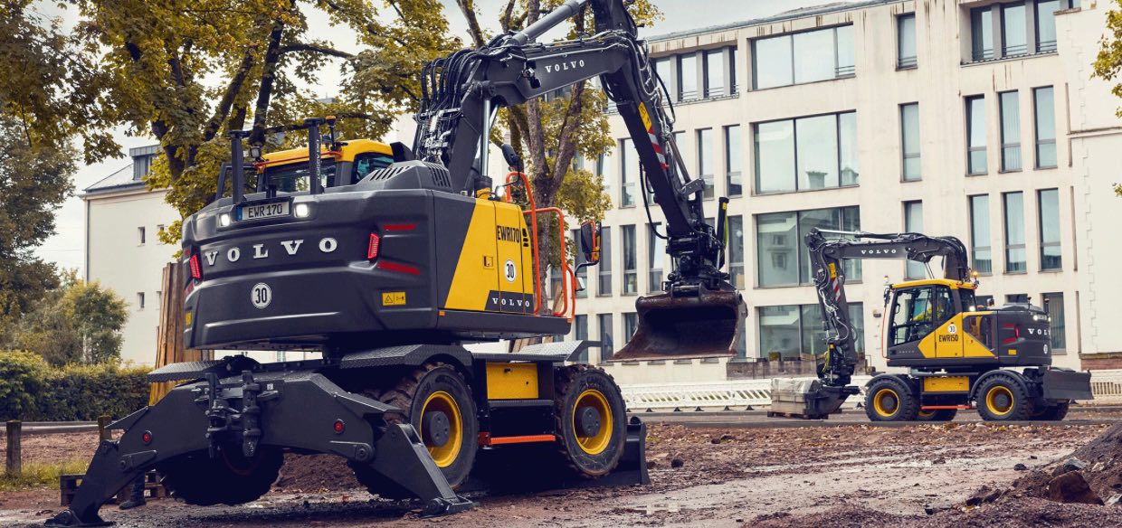 Volvo lanza las nuevas excavadoras EWR150F y EWR170F