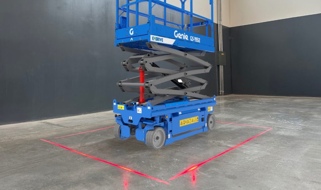 Genie lanza las luces de zona de advertencia Lift Guard™