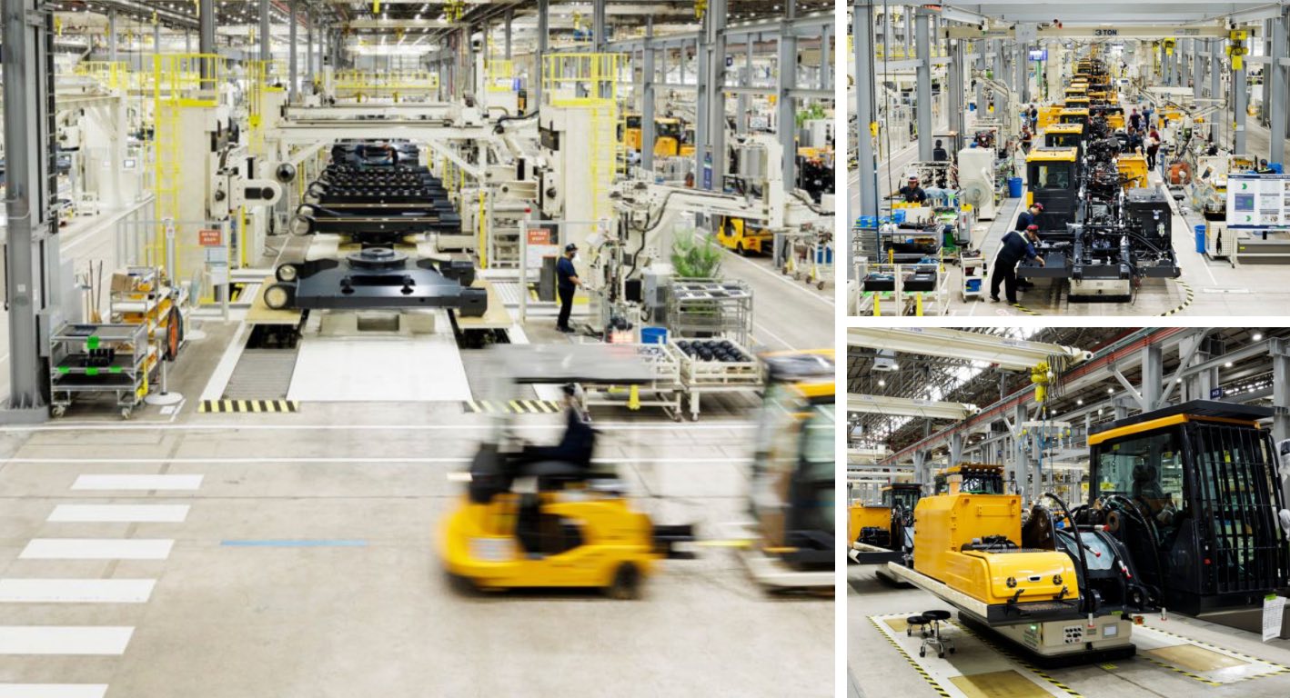 La Smart Factory de HD Hyundai Construction Equipment